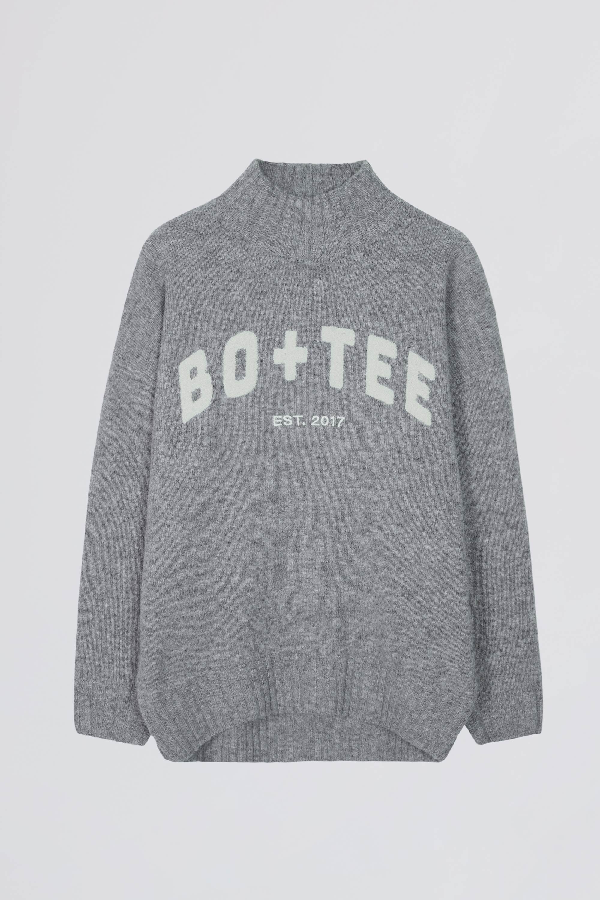 Soft Knit Oversized Jumper in Grey – Bo+Tee