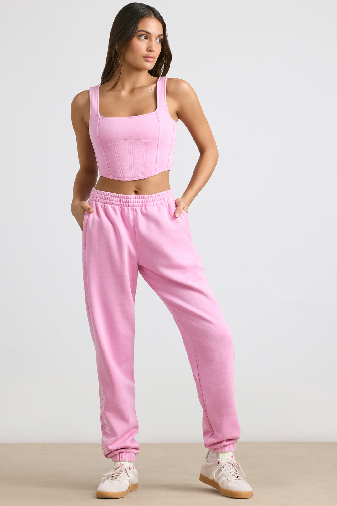 Devotion Oversized Joggers in Bubblegum Pink | Bo&Tee – Bo+Tee