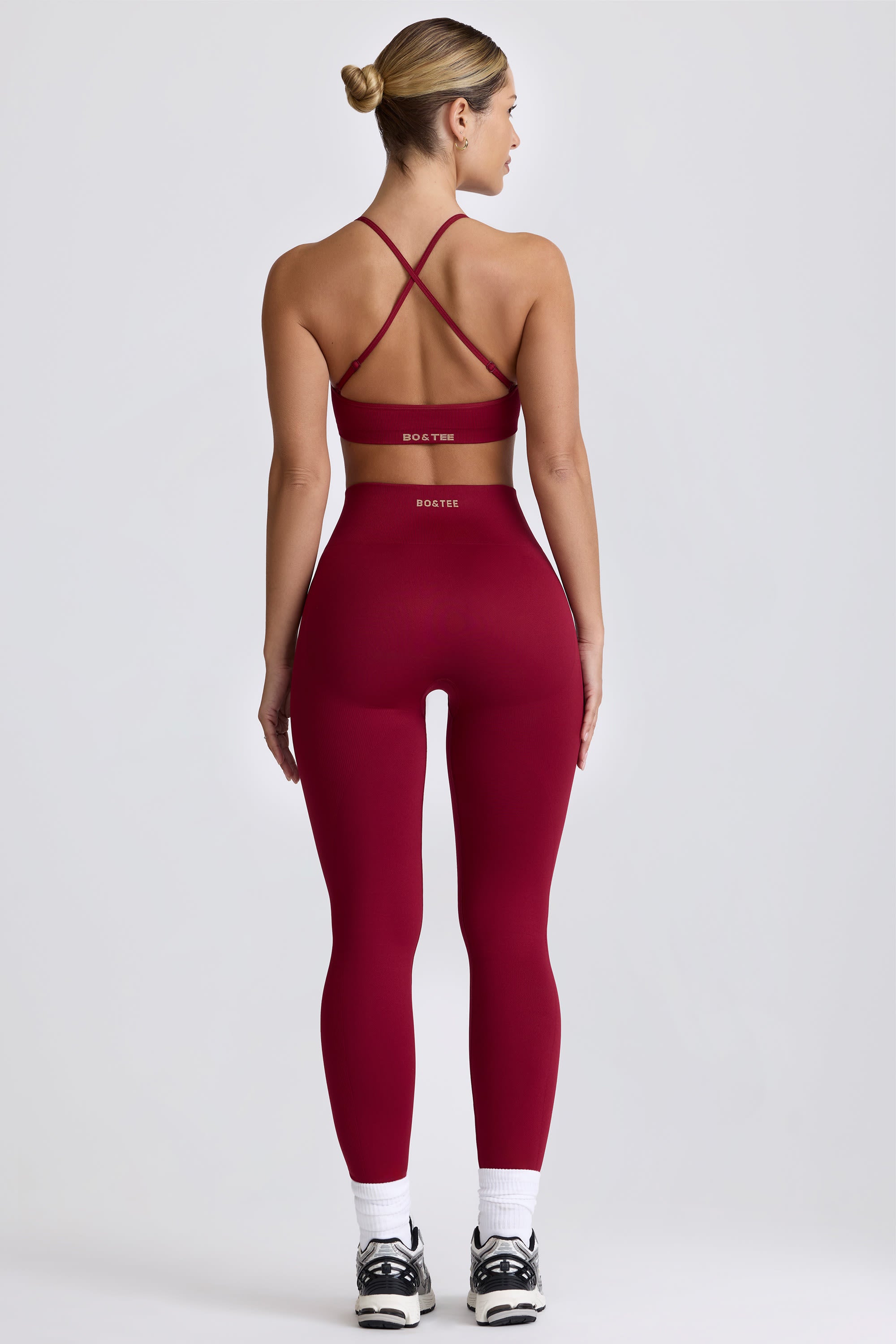 Super Sculpt Seamless Leggings in Burgundy – Bo+Tee