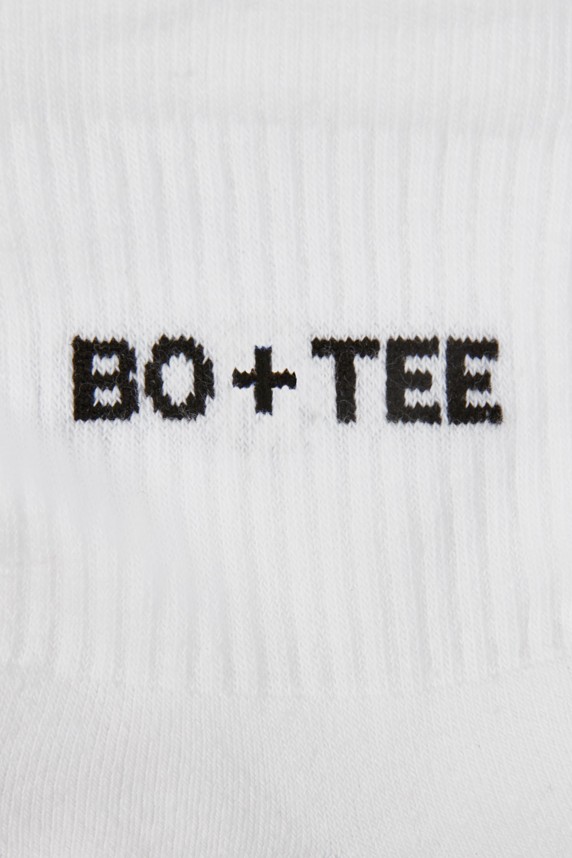Ribbed Crew Sock Bundle in White – Bo+Tee