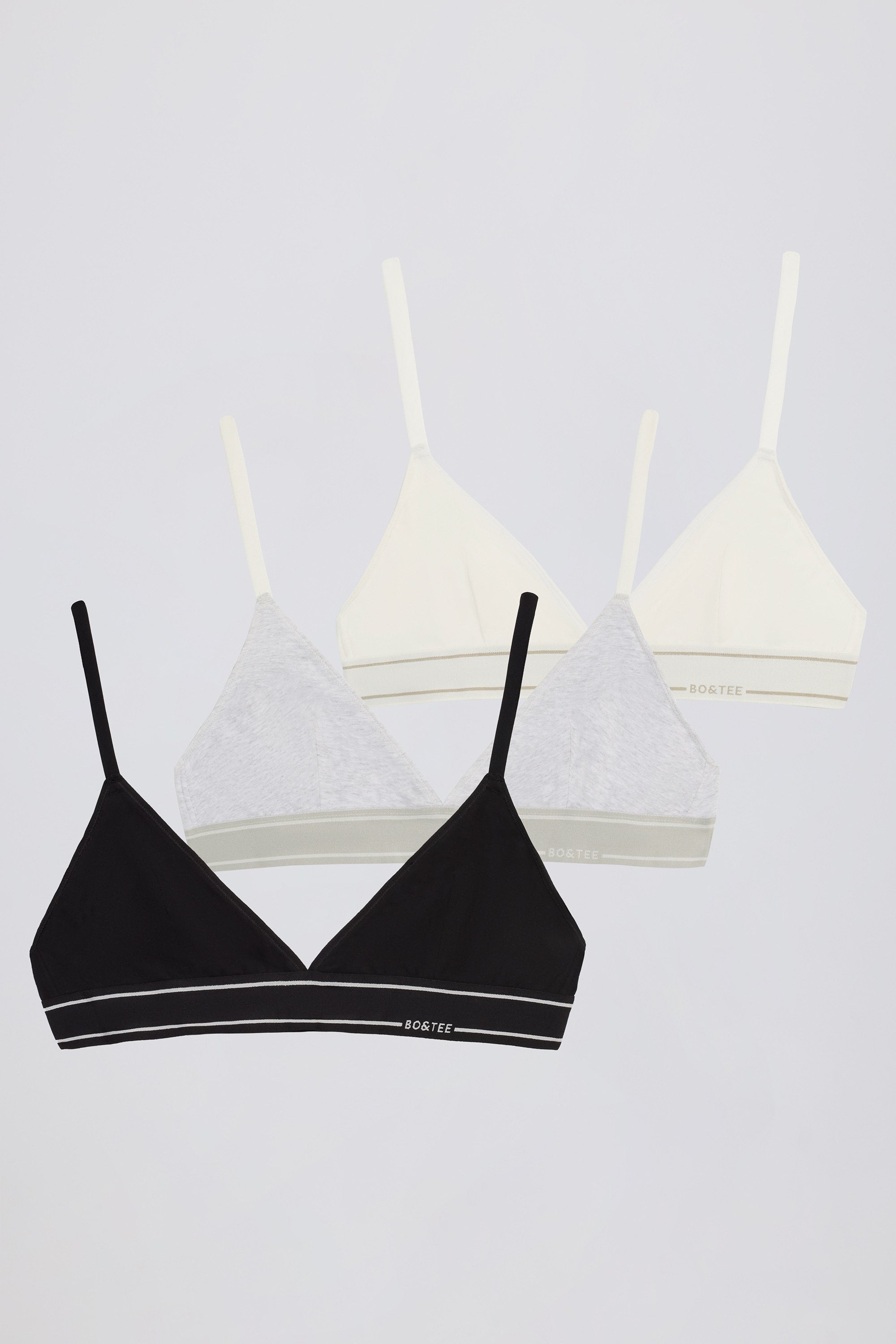 Triangle Bralette Bundle in Multi – Bo+Tee